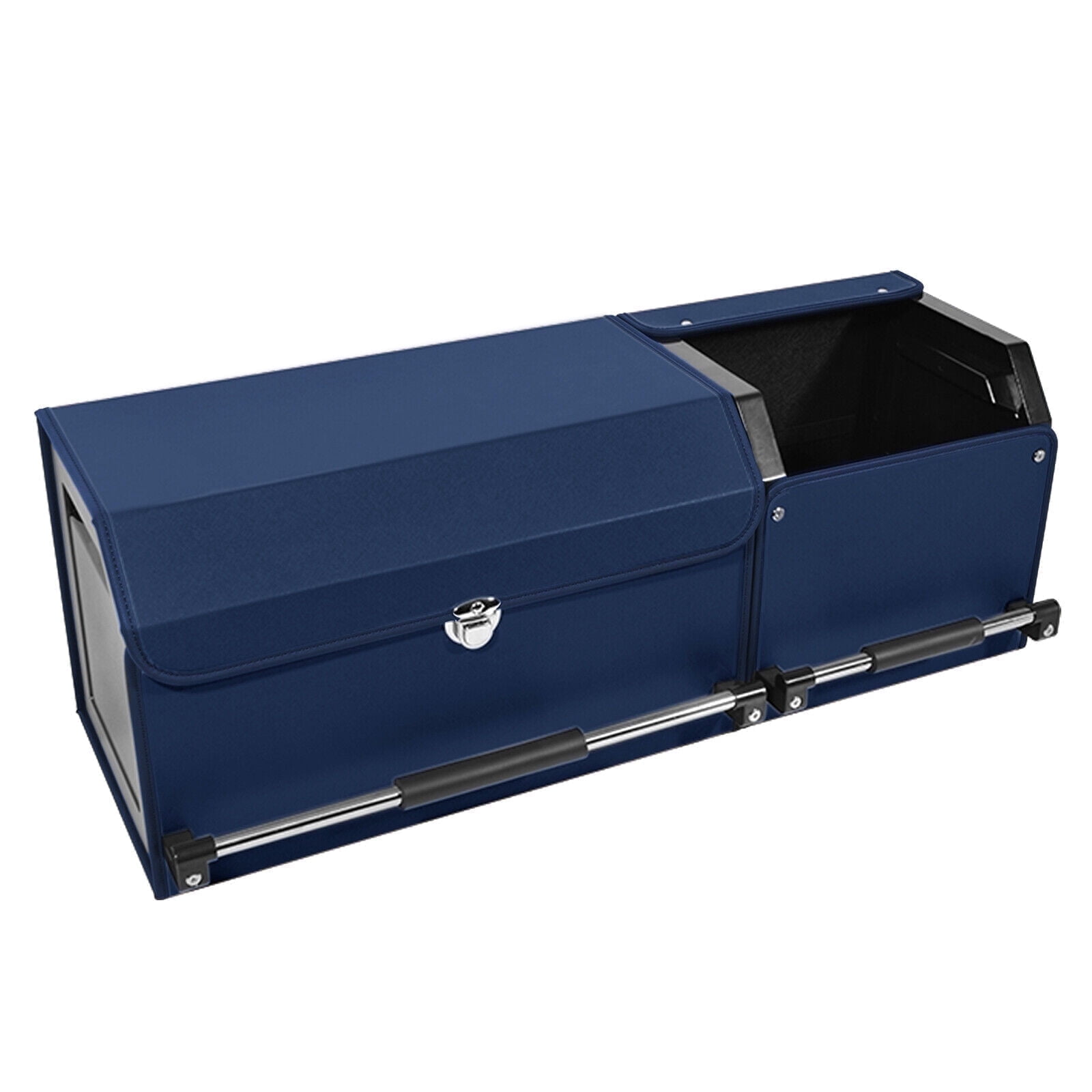 XCF Car Trunk Organizer, 2 in 1 Waterproof Leather Car Storage Box with ...