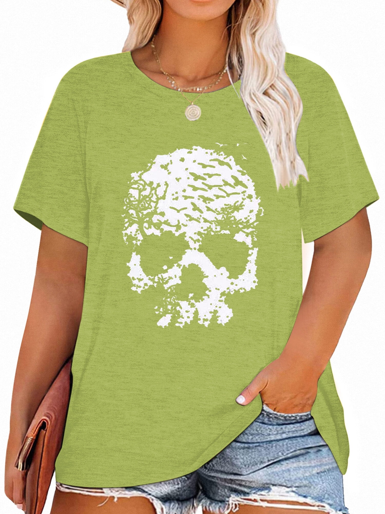 XCHQRTI Hocus Pocus Shirts for Women Plus Graphic Tees Halloween Plus ...