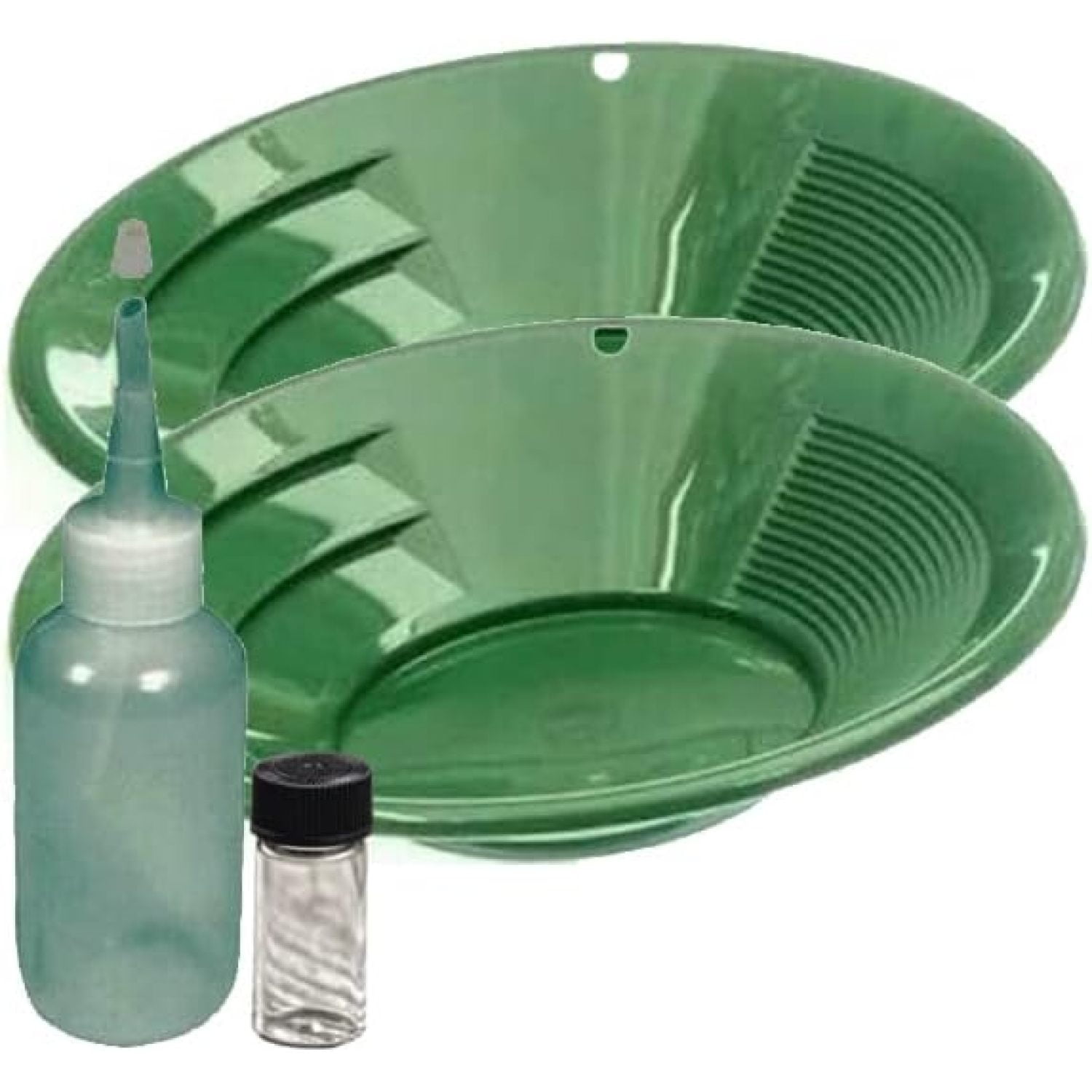 XCKF 10" Green Gold Pan Panning Kit with Sniffer & Vial - Walmart.com