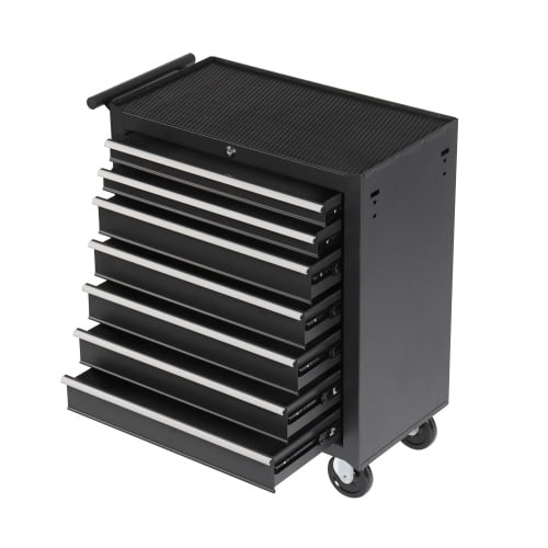 XCLOUD Tool Chest, 7 Drawers Rolling Tool Cabinet, Lockable Wheels, Lock Bar, Protective Liner ...