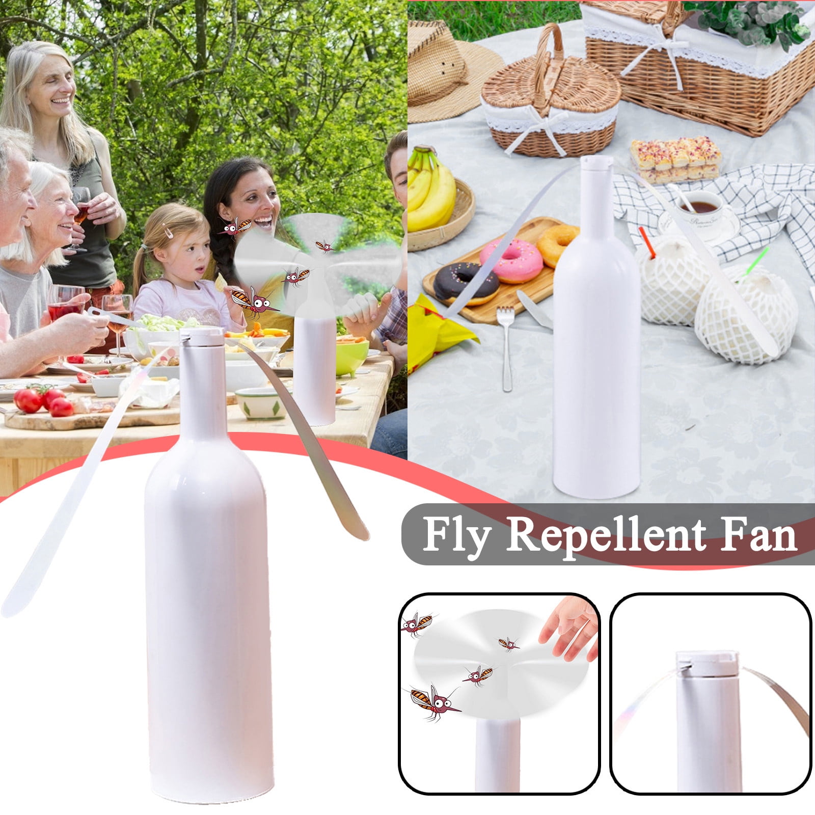 XCXyan Insect Traps Meal Outdoor And Keep Fly Fan From Away Enjoy Your ...