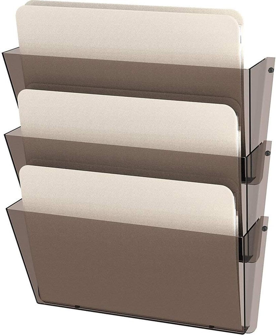 XCYP 63602 Unbreakable docupocket expandable three-pocket wall file set ...