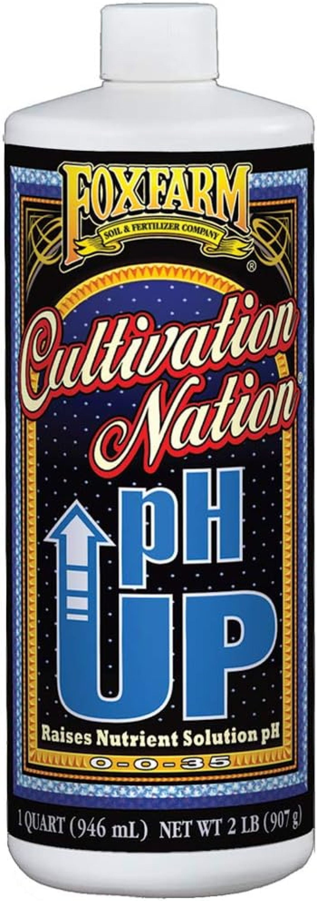 XCYP Cultivation Nation pH Up - Liquid Nutrient Solution Adjuster, Raises pH Levels for ...
