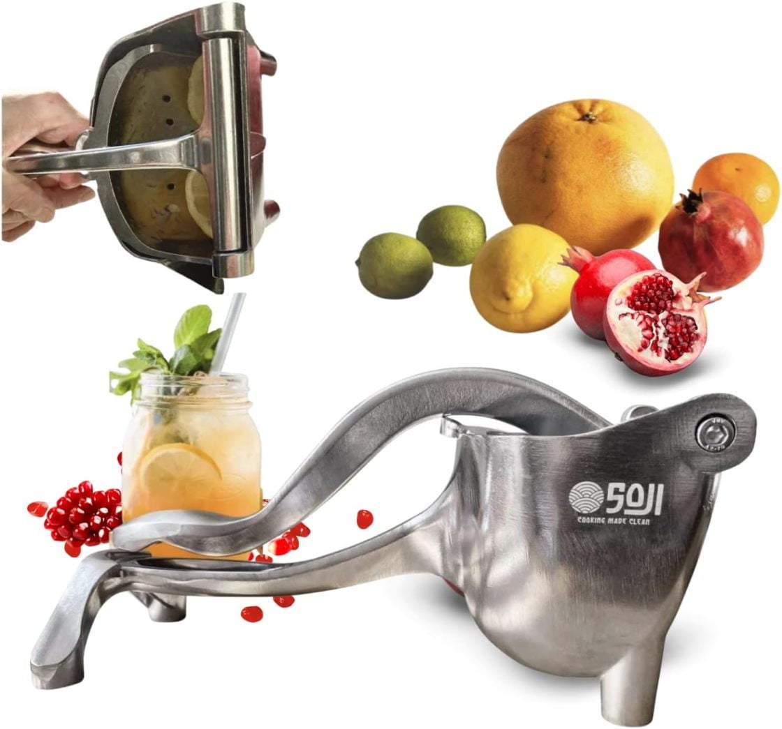 The XCYP SuperBeast Manual Juicer - Single Press Fruit Juice Squeezer ...