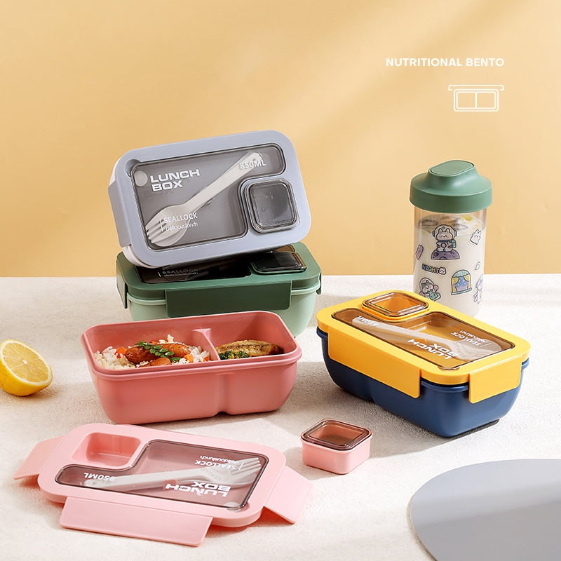 XCYT Lunch Containers for Adults ,bilayer internal high-capacity ，Comes ...