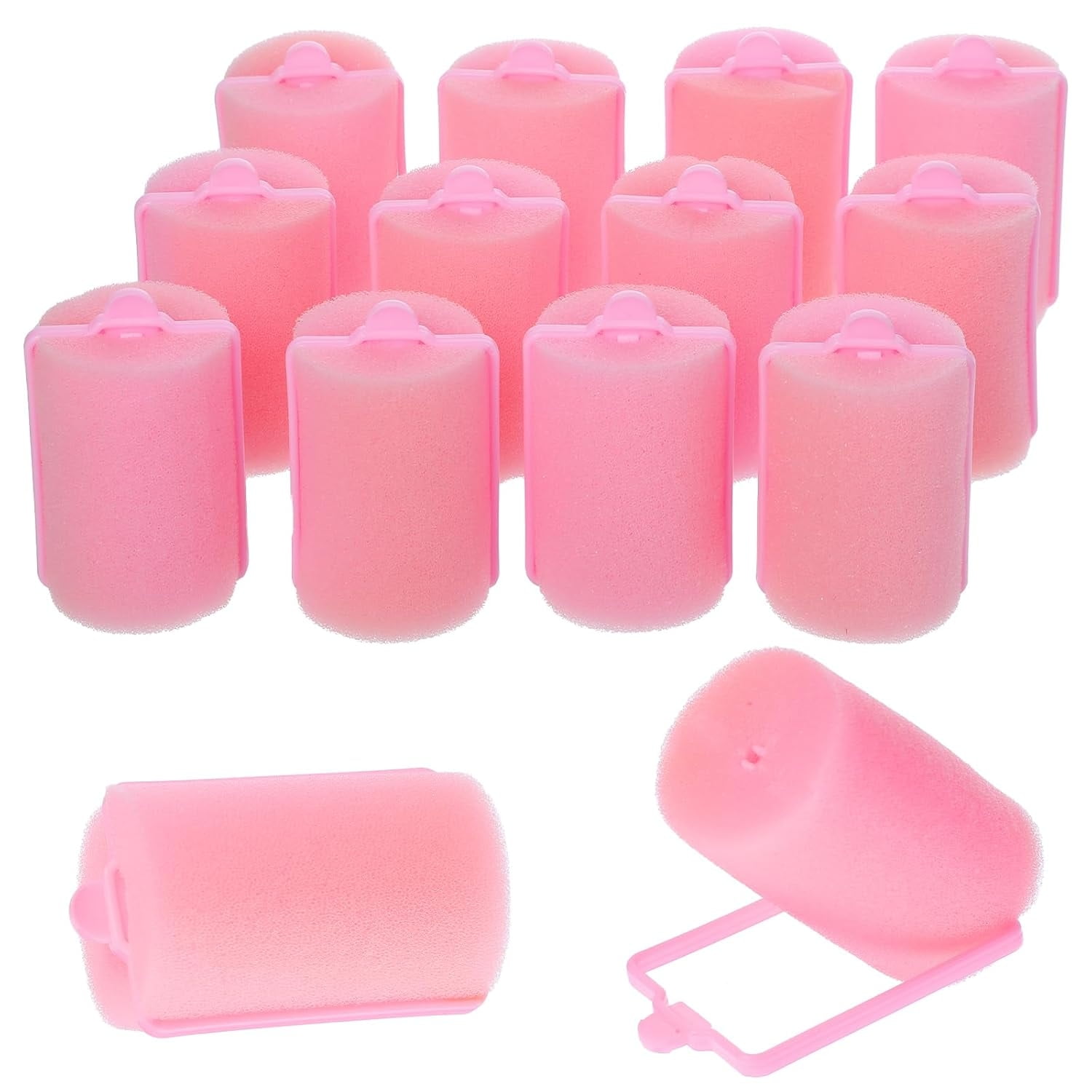 XCZ 20pcs Sponge Rollers for Hair,2.76 x 0.98 Inches Soft Foam Hair ...