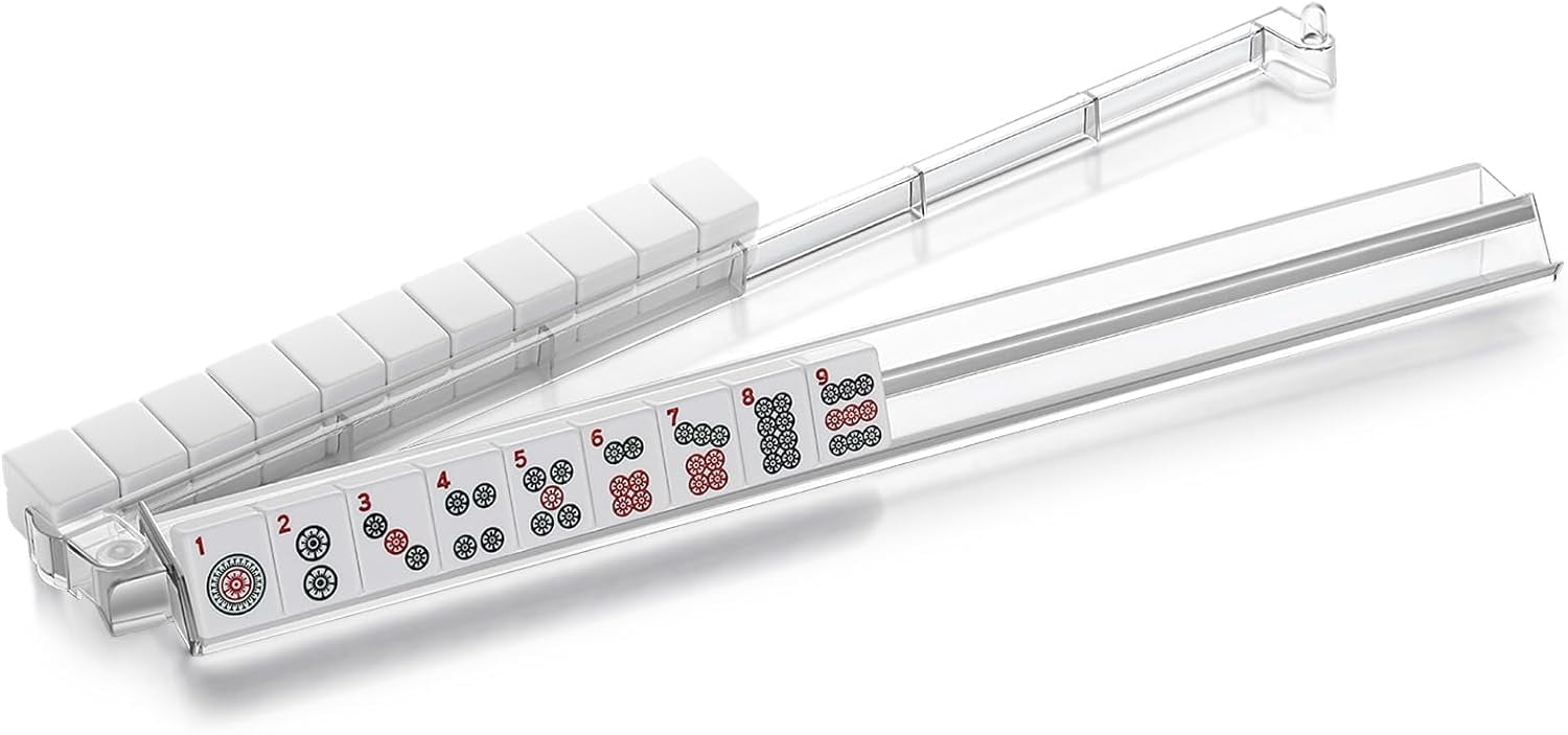 XCZ Mahjong Racks with Pushers,Clear Acrylic American Majiang Tile ...