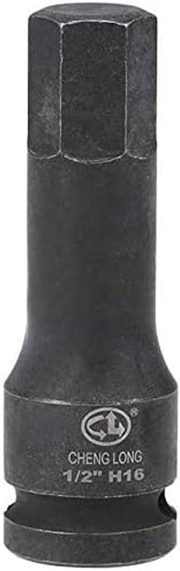 XD-1/2-Inch Drive Allen Bit Socket, 19mm Hex Socket, Cr-Mo Steel ...
