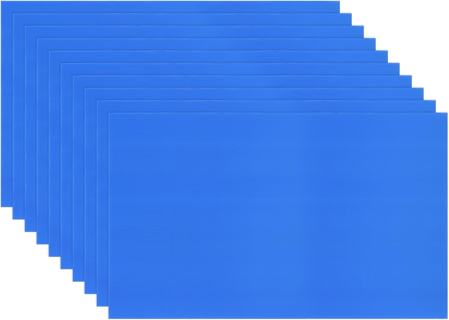 XD-10-Pack Corrugated Plastic Sheets, 8 Inch x 12 Inch Waterproof Blank ...