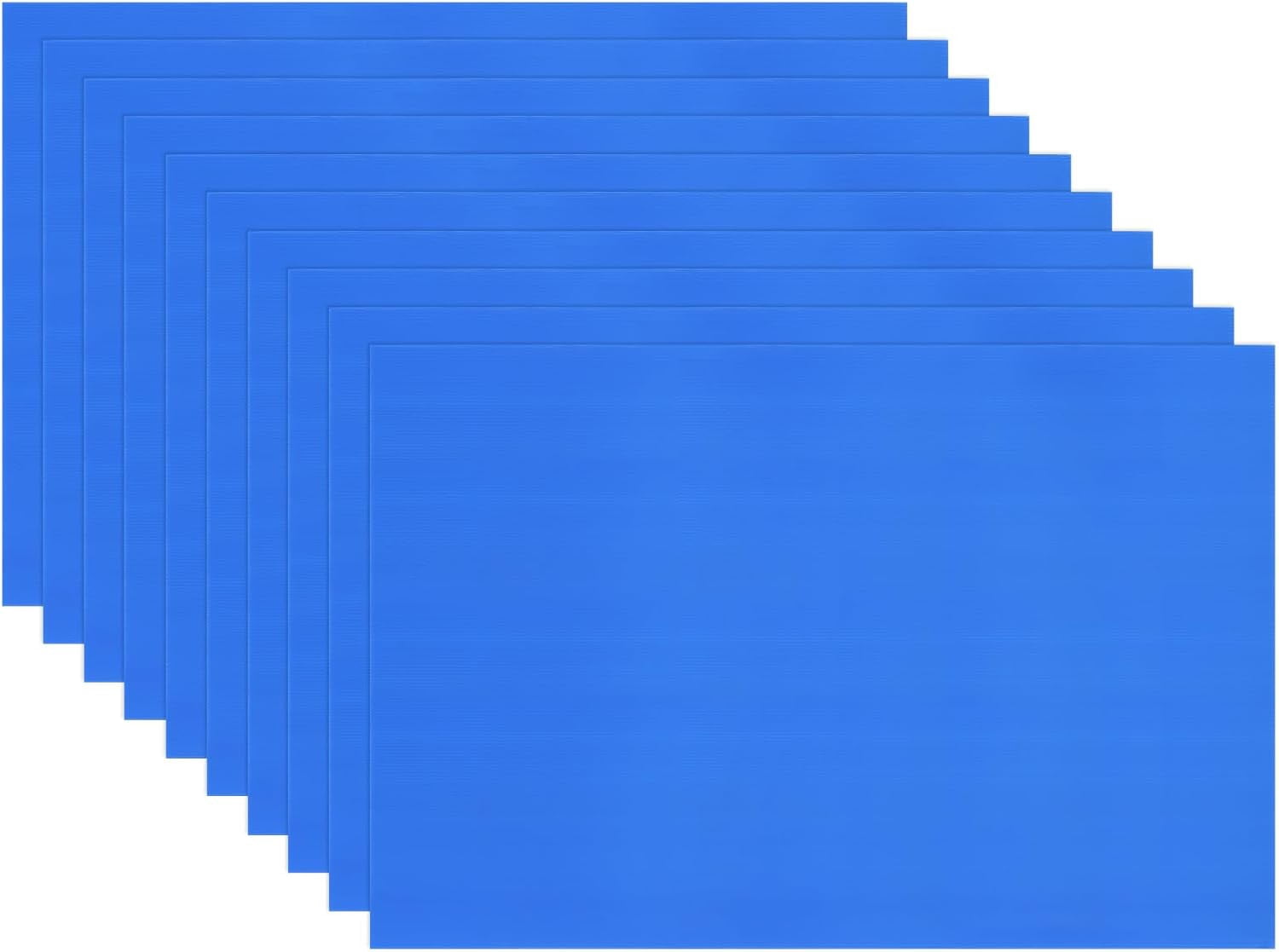 XD-10-Pack Corrugated Plastic Sheets, 8 Inch x 12 Inch Waterproof Blank ...
