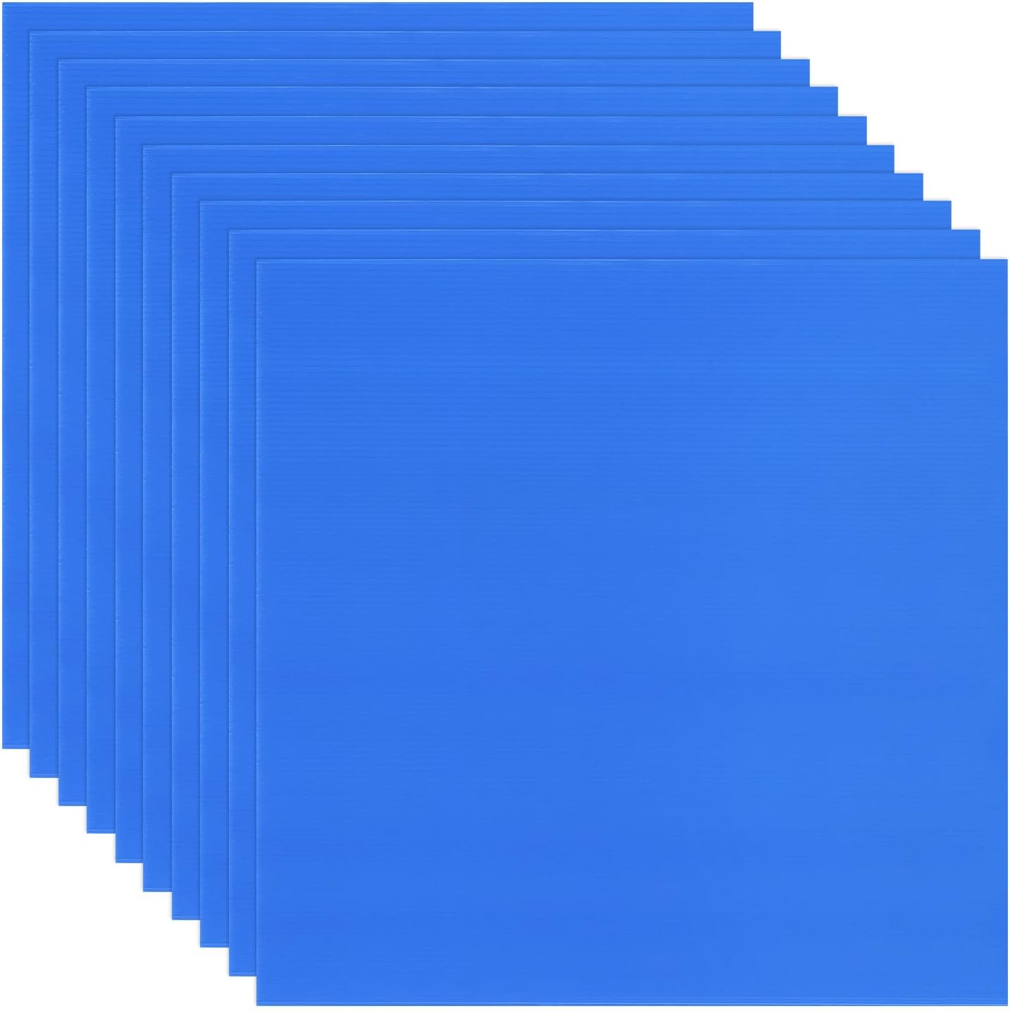 XD-10-Pack Corrugated Plastic Sheets, 8 Inch x 12 Inch Waterproof Blank ...
