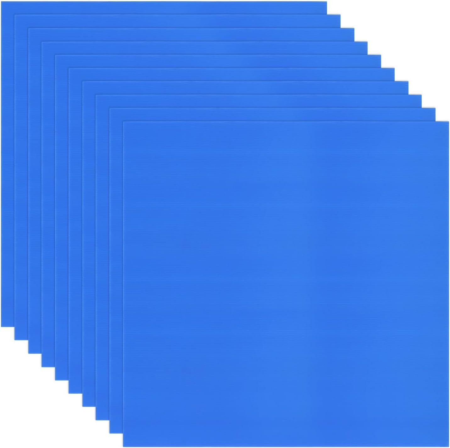 XD-10-Pack Corrugated Plastic Sheets, 8 Inch x 12 Inch Waterproof Blank ...