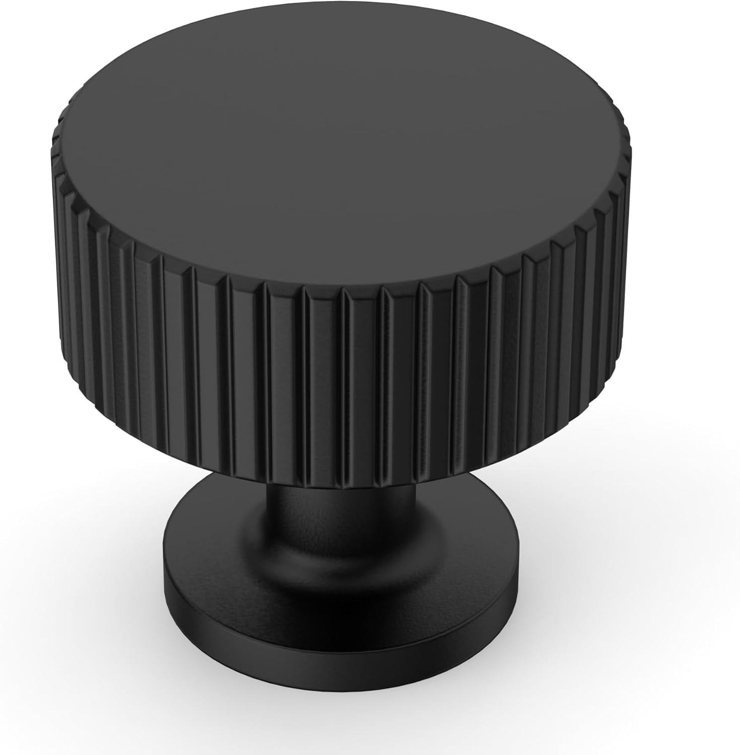 XD-10 Pack Matte Black Cabinet Knobs Single Hole Cabinet Pulls 1 Inch Drawer Knobs and Pulls for ...