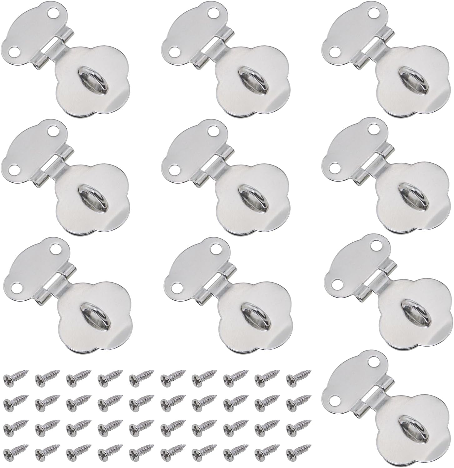 XD-10PCS Gift Box Brass Clasp Packaging Box Small Locking Clasp Wooden ...