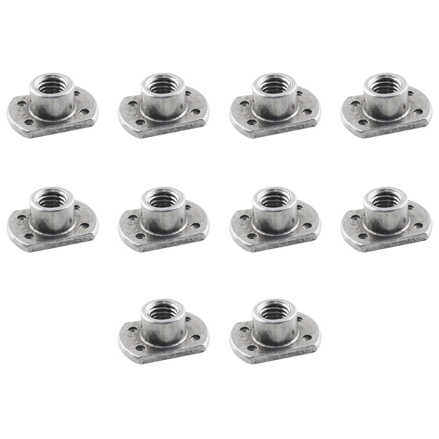XD-10PCS Weld Nuts M8 Cut Edge T-Type Weld Nut Projection Weld Flange ...