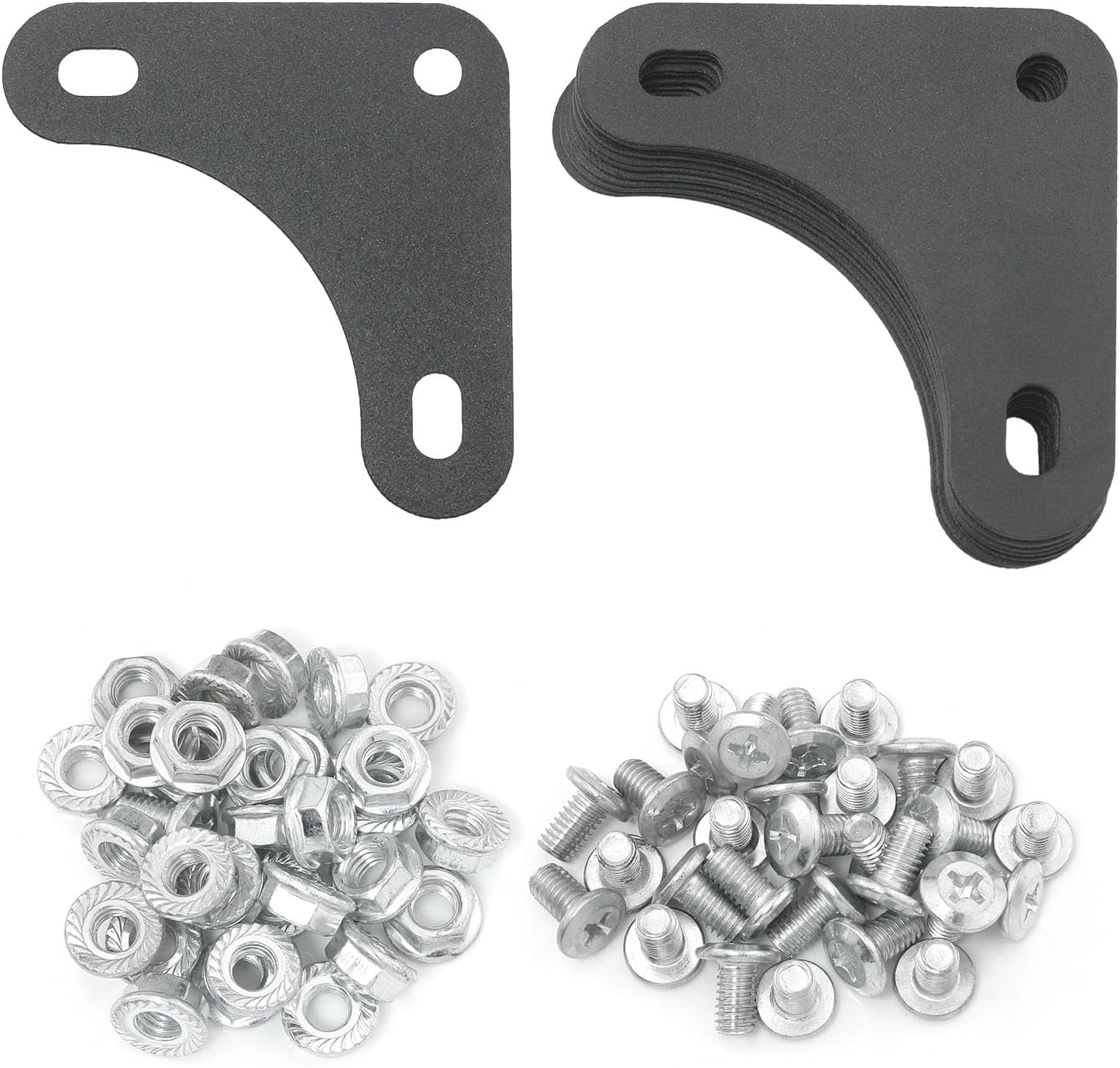XD-10Sets Black Adjustable Shelves Storage Rack Fasteners Storage ...