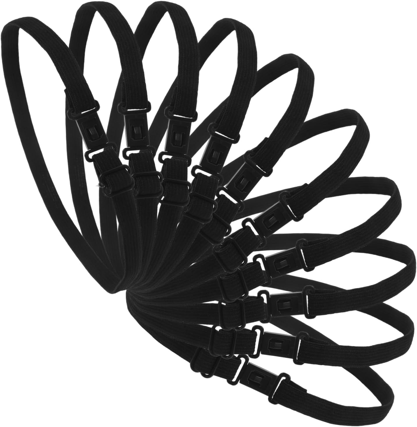 XD-10pcs Adjustable Tie Extenders for Men with Elastic Bands and Clips ...