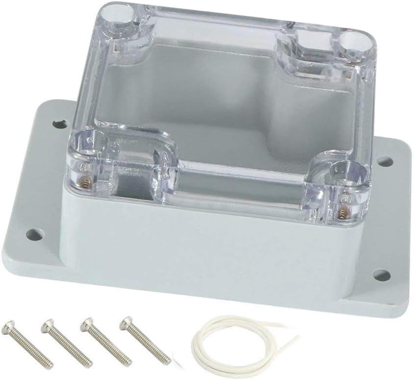 XD-115x90x70mm Junction Box Transparent Cover Wall Hang Waterproof ABS ...