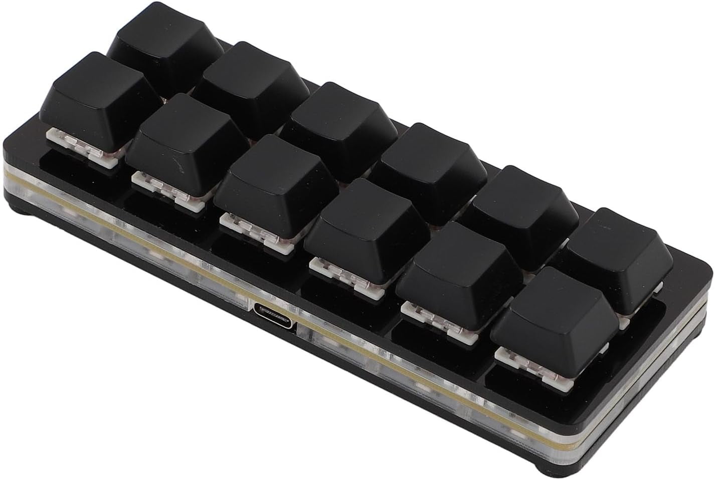 XD-12 Key Gaming Keyboard, Hot Swappable Mechanical Gaming Keyboard Red ...