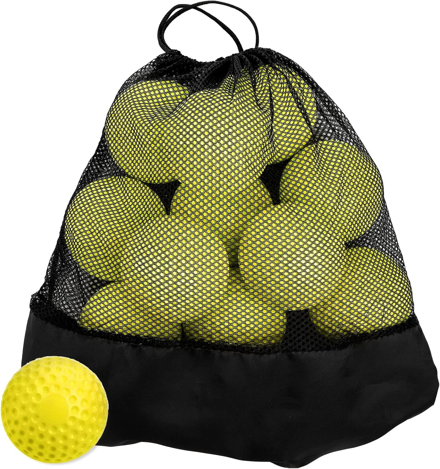 XD-12 Pack Green Dimpled Baseballs, 9-Inch Pitching Machine Baseballs ...