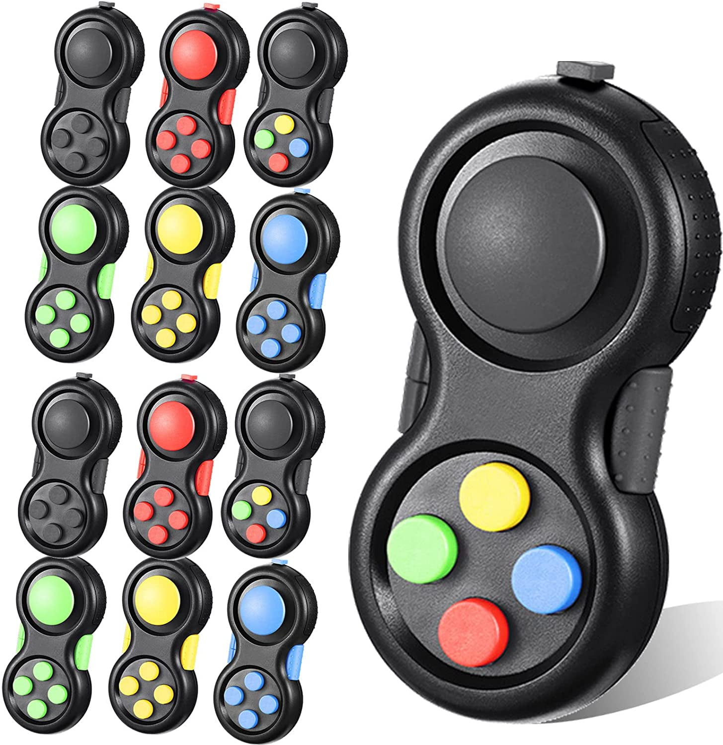 XD-12 Pcs Pad Toys Game Retro Fidgets Controller Toys Classic Handheld ...