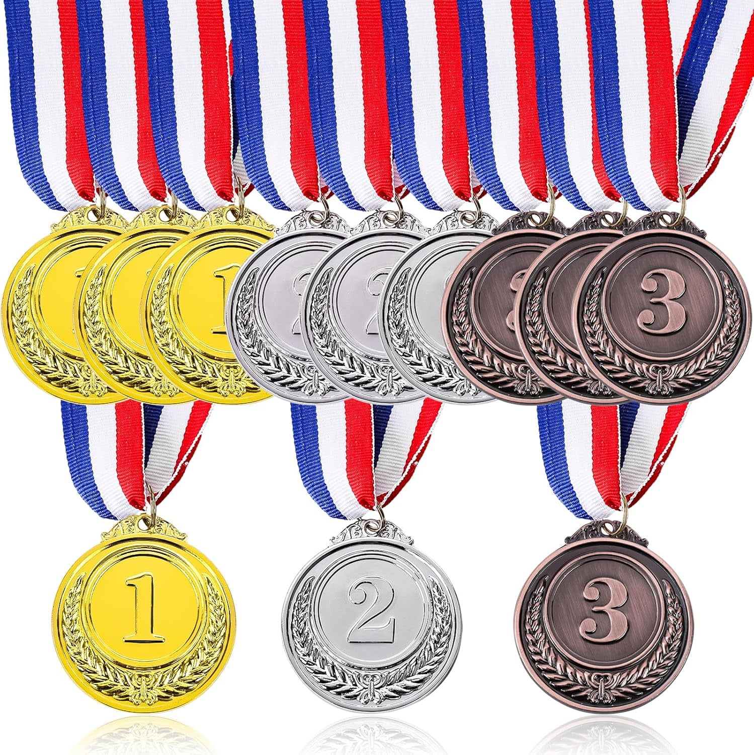 XD-12PCS Winner Award Medals, 1st, 2nd, 3rd (Gold, Silver, Bronze ...
