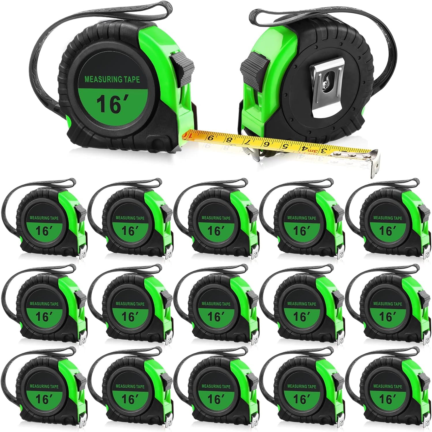 XD-15 Pack Tape Measure Bulk 16 Feet Retractable Measuring Small Easy ...