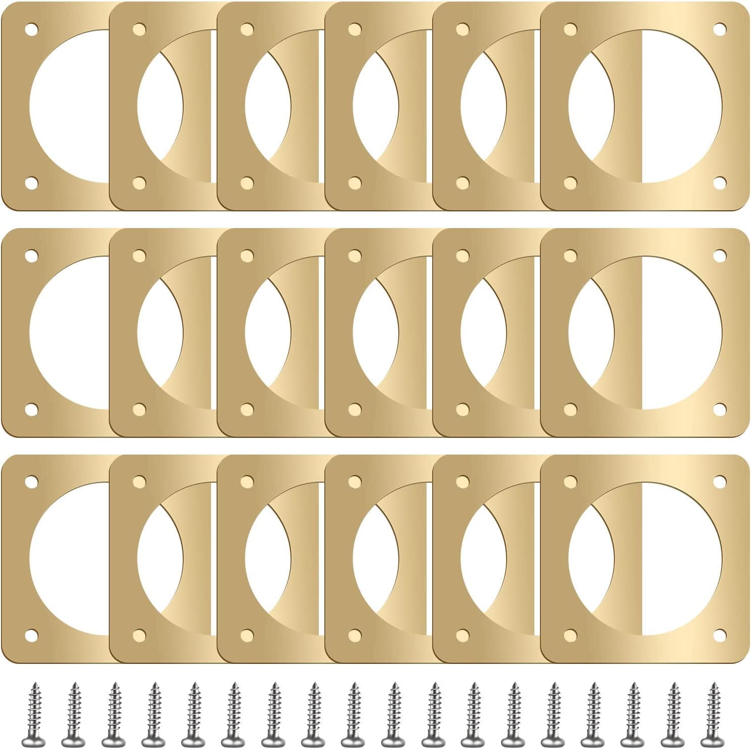 XD-18 Pieces Metal Bird House Guard Portal Bird House Hole Protector ...