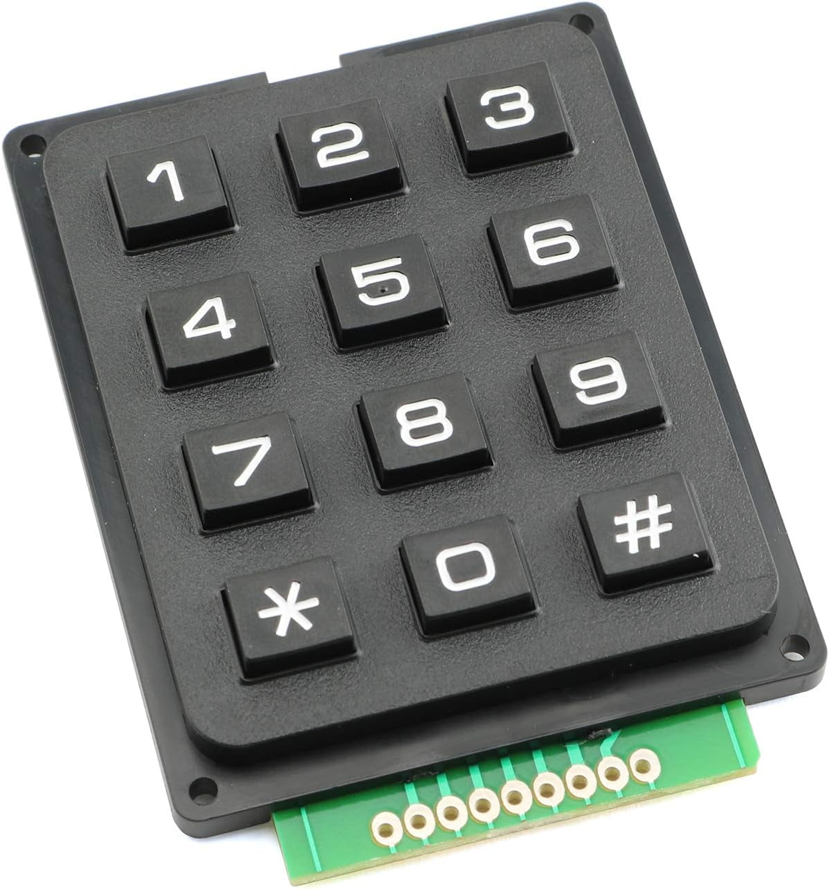 XD-1PC 3x4 Keypad MCU Board Matrix Array Switch Tactile Keypad 12 Button Phone-Style Matrix ...
