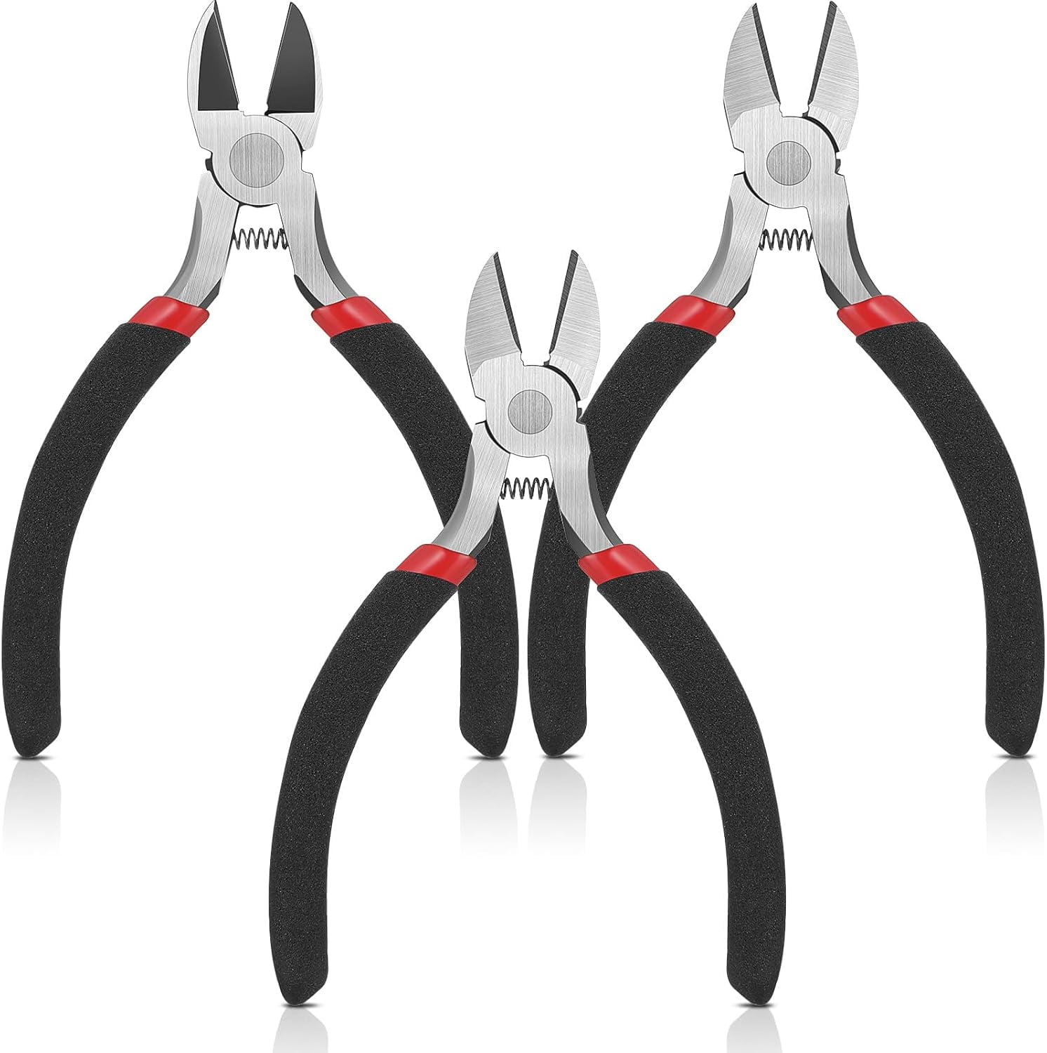 XD-2 Pcs Zip Ties Cutters Electrical Wire Cutter Precision Side Heavy ...