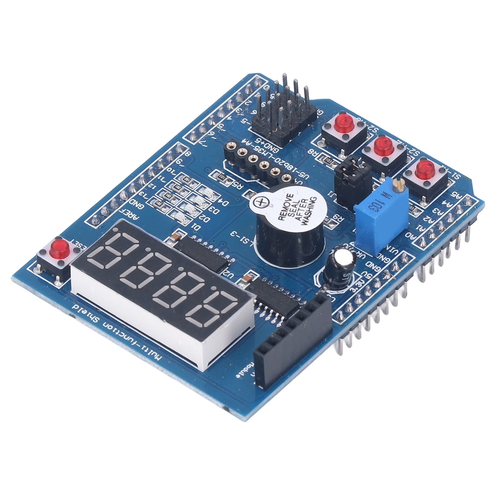 XD‑203 MCU Multifunctional Expansion Board 4 Digit Digital Display ...