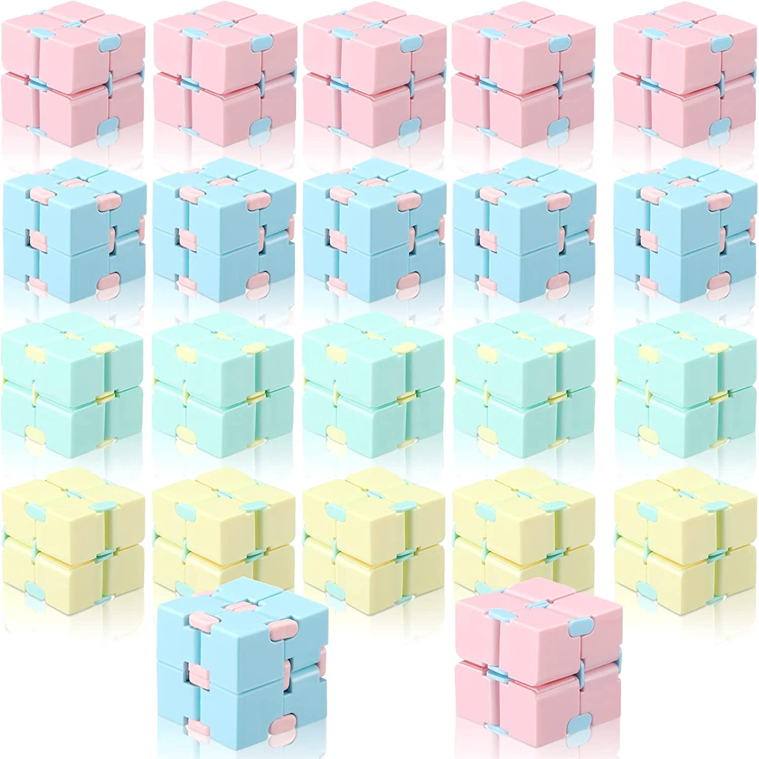 XD-22 Pieces Toy Cube, Handheld Anxiety Relief Cube Blocks for Adults ...