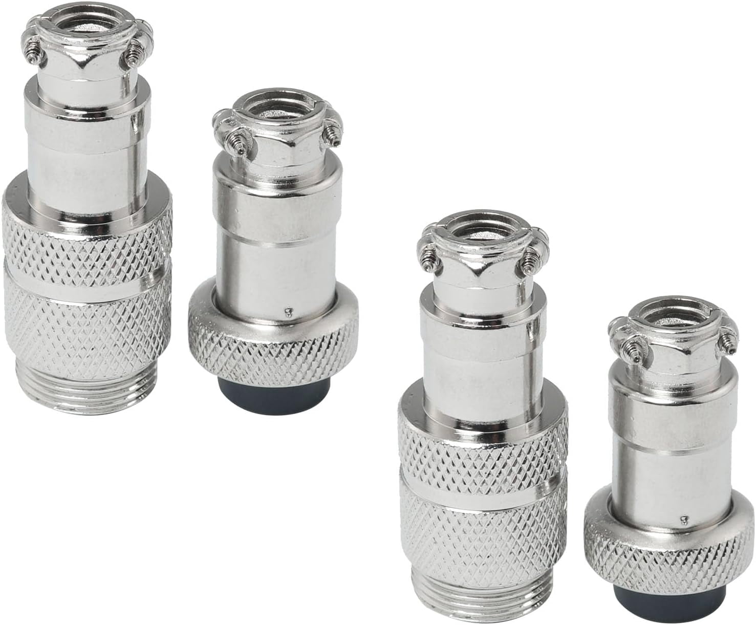 XD-2PCS 4Pin Silver Aviation Connector Aviation Plug and Socket ...