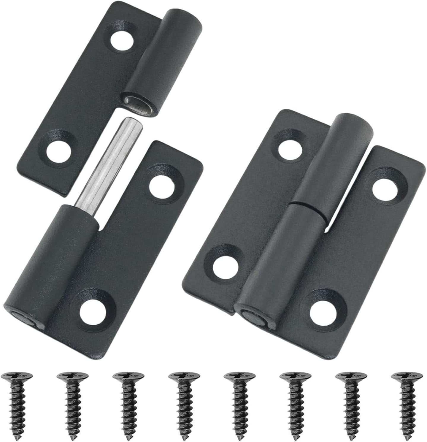 XD-2PCS 50x36x2mm Black Lift Off Hinge Stainless Steel 304 Lift Off ...