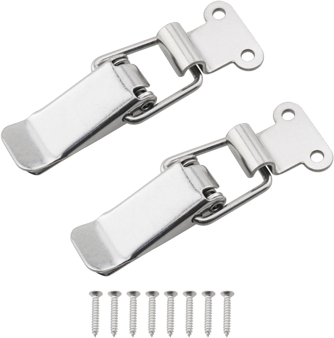 XD-2PCS 90 Degree Right Angle Latch 304 Stainless Steel Tool Box Hood ...