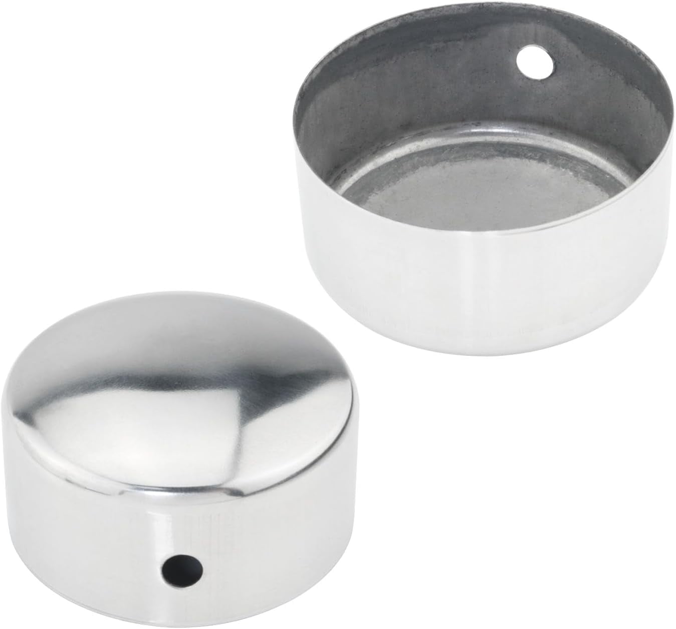 XD-2PCS Stainless Steel Handrail Tube Accessories Metal Stair Caps Hand ...