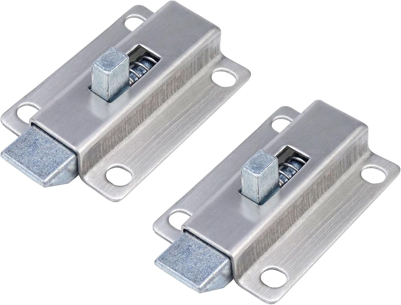 XD-2Pcs 1.97" Door Bolt Latch Security Automatic Window Gate Spring ...