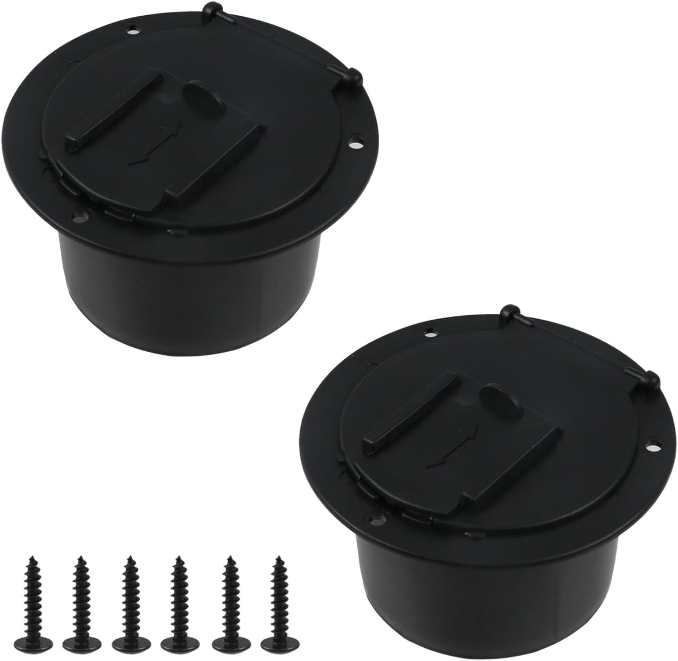 XD-2Pcs RV Round Electric Cable Hatch for 50 Amp Cords Power Cord Cable ...