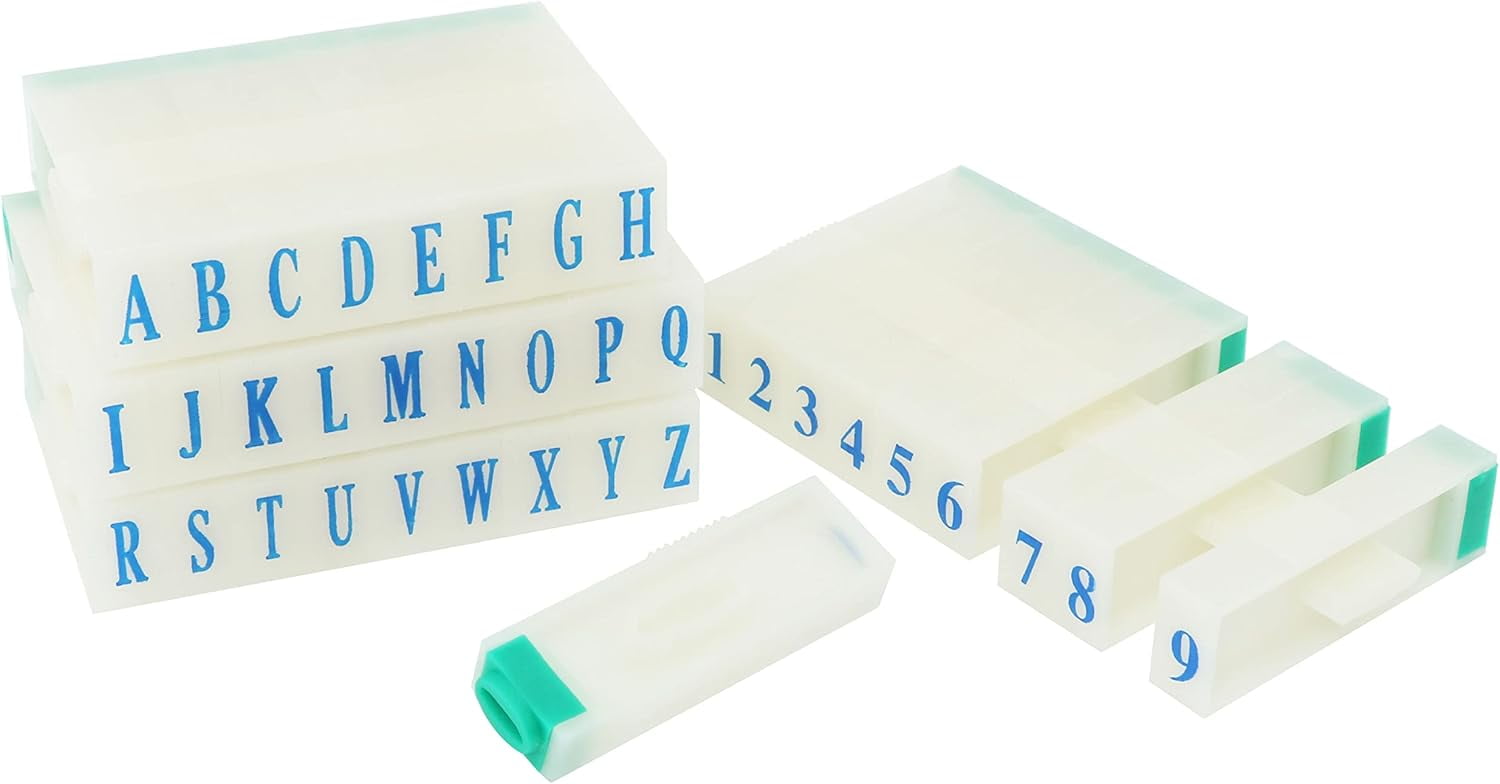 XD-2Sets Detachable Number Letter Stamp Alphabet A-Z Combination Set ...