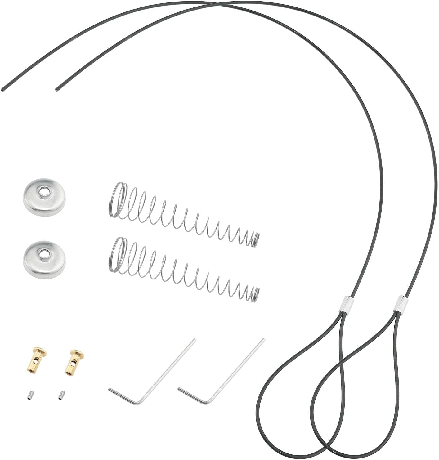 XD-2Sets Gate Latch Cable Pull Self Locking Fence Gate Latch Wooden ...