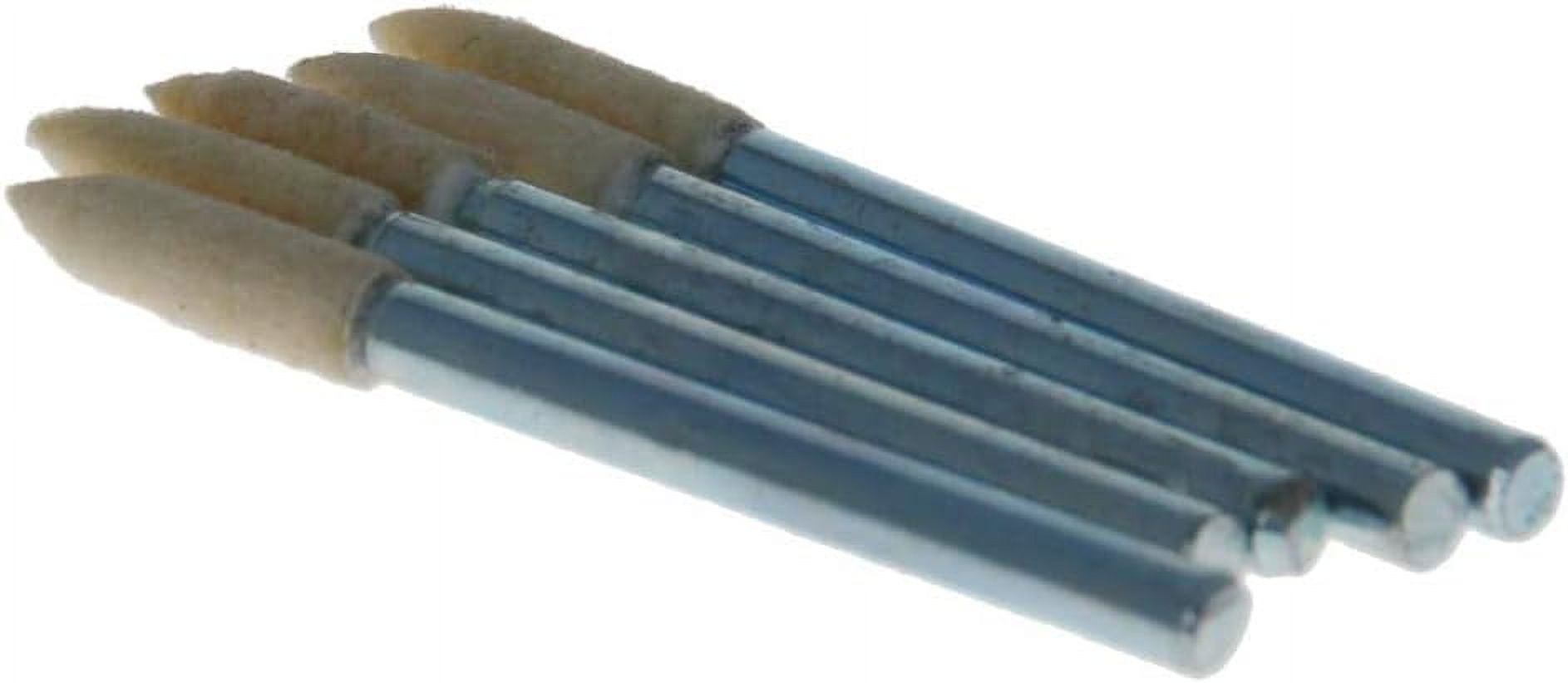 XD-3mm Wool Felt Mounted Points Peach-Pointed Polishing Bits Burrs ...