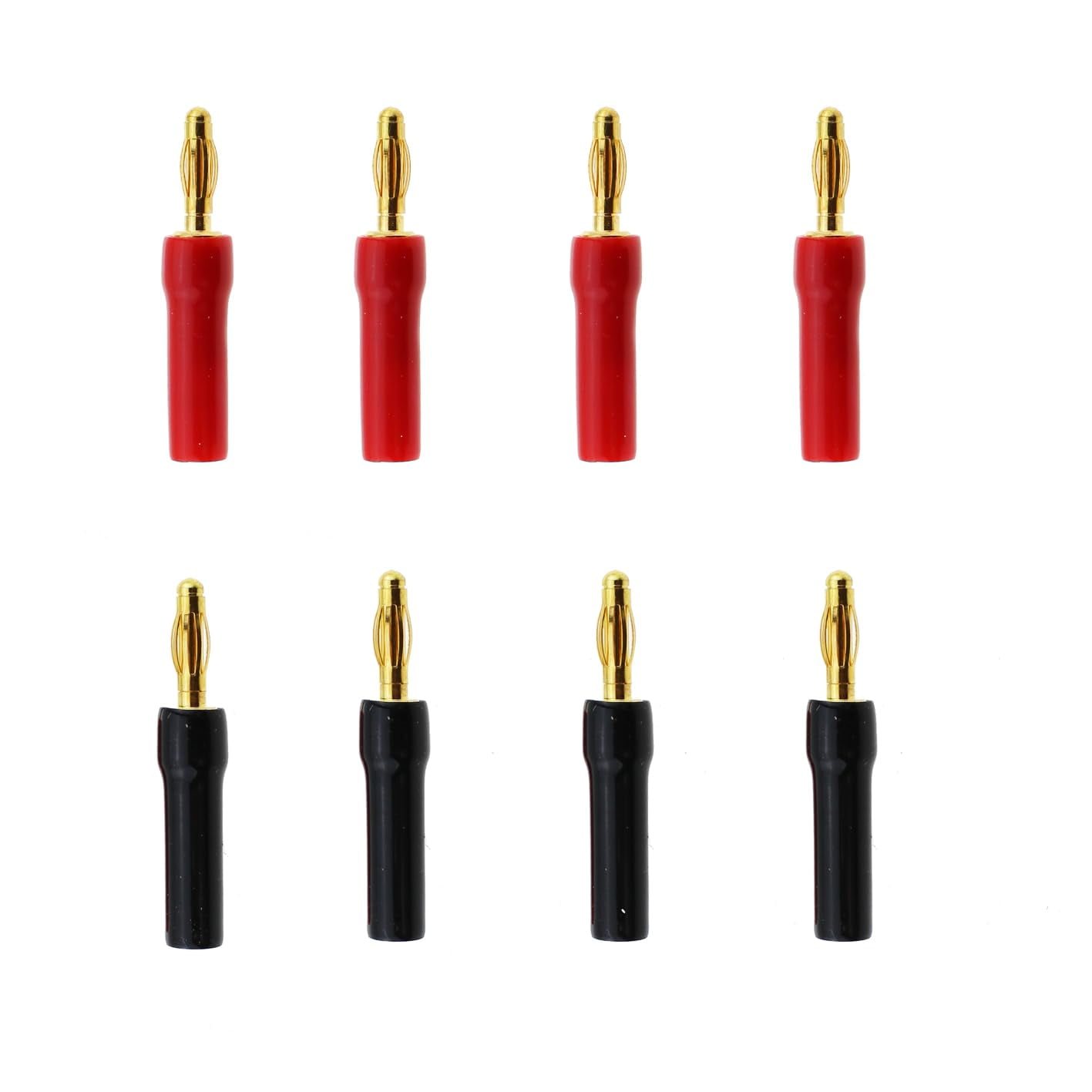 XD-4 Pairs 4mm Speaker Banana Plugs Open End Screw Type Copper ...