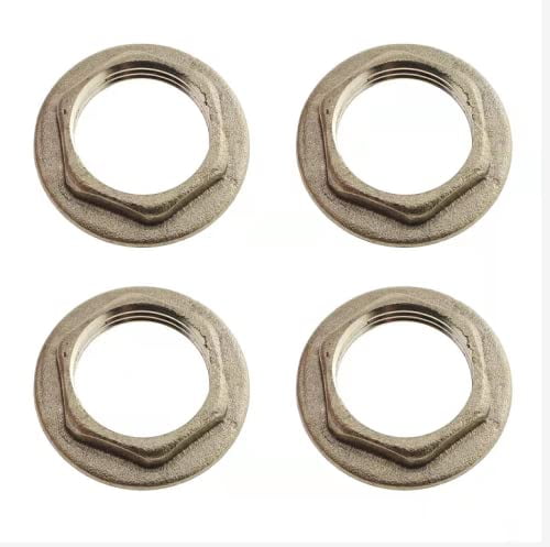 XD-4pcs Brass Lock Nuts Pipe Fitting 1/2" NPT Female Lock Nut Gasket ...