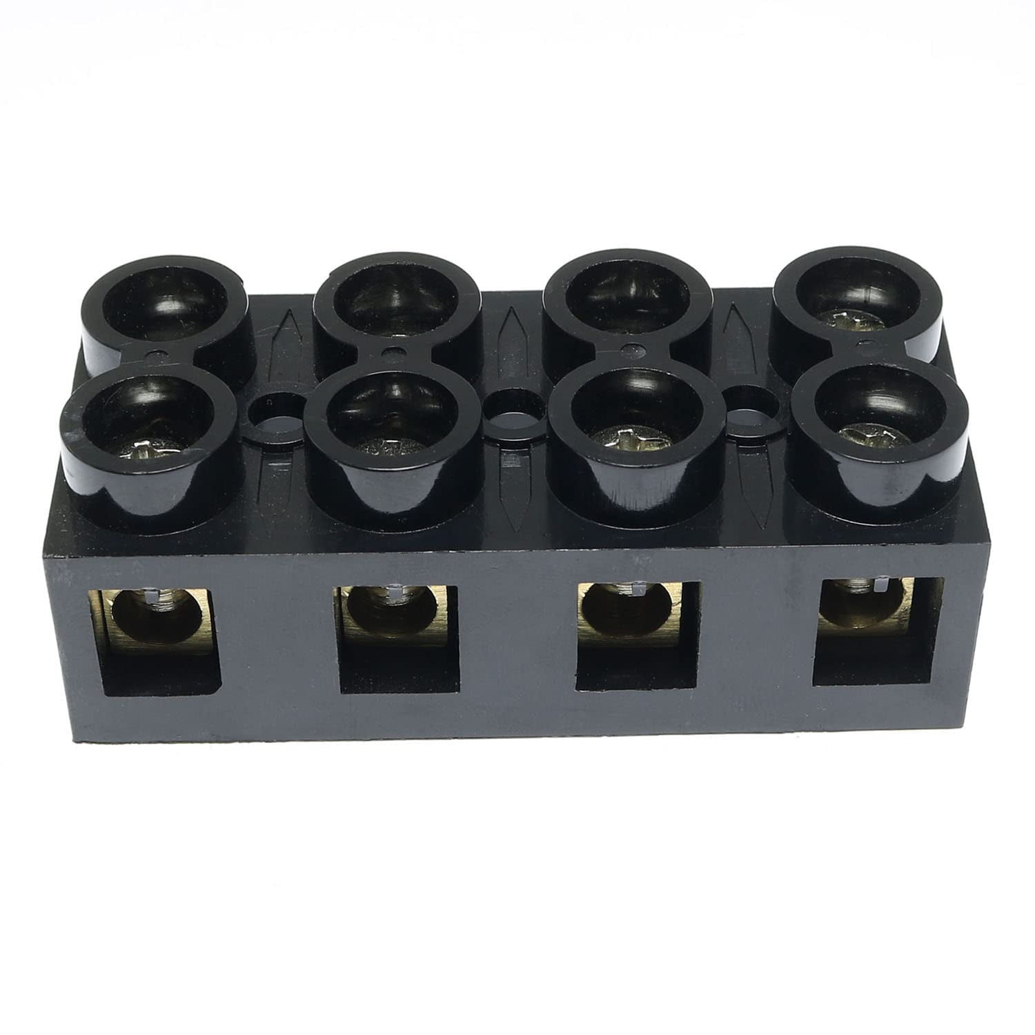 XD-500V 60A 4 Position Double Row Screw Terminal Block Dual Row ...