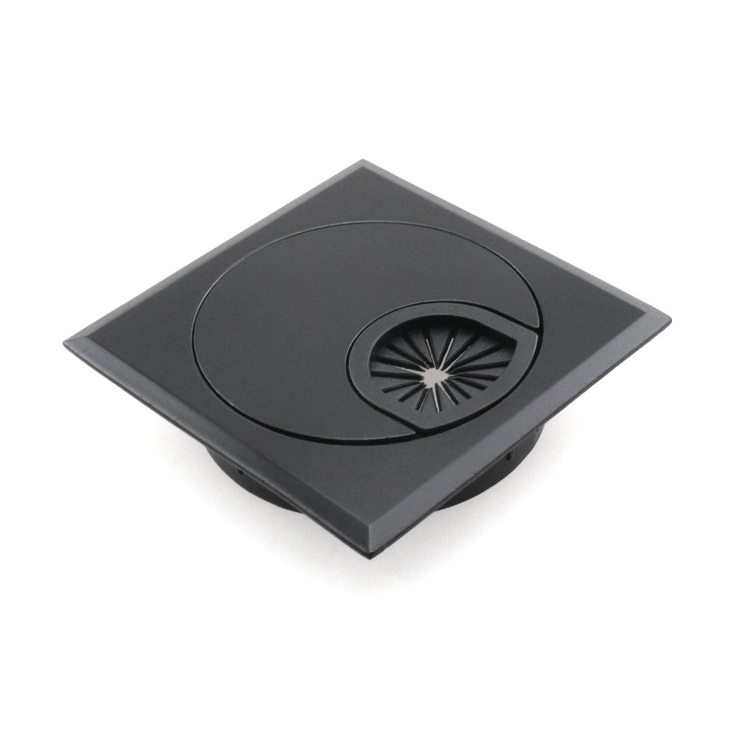 XD-60mm Zinc Cable Box Desk Cable Hole Cover Square Decorative Cover ...