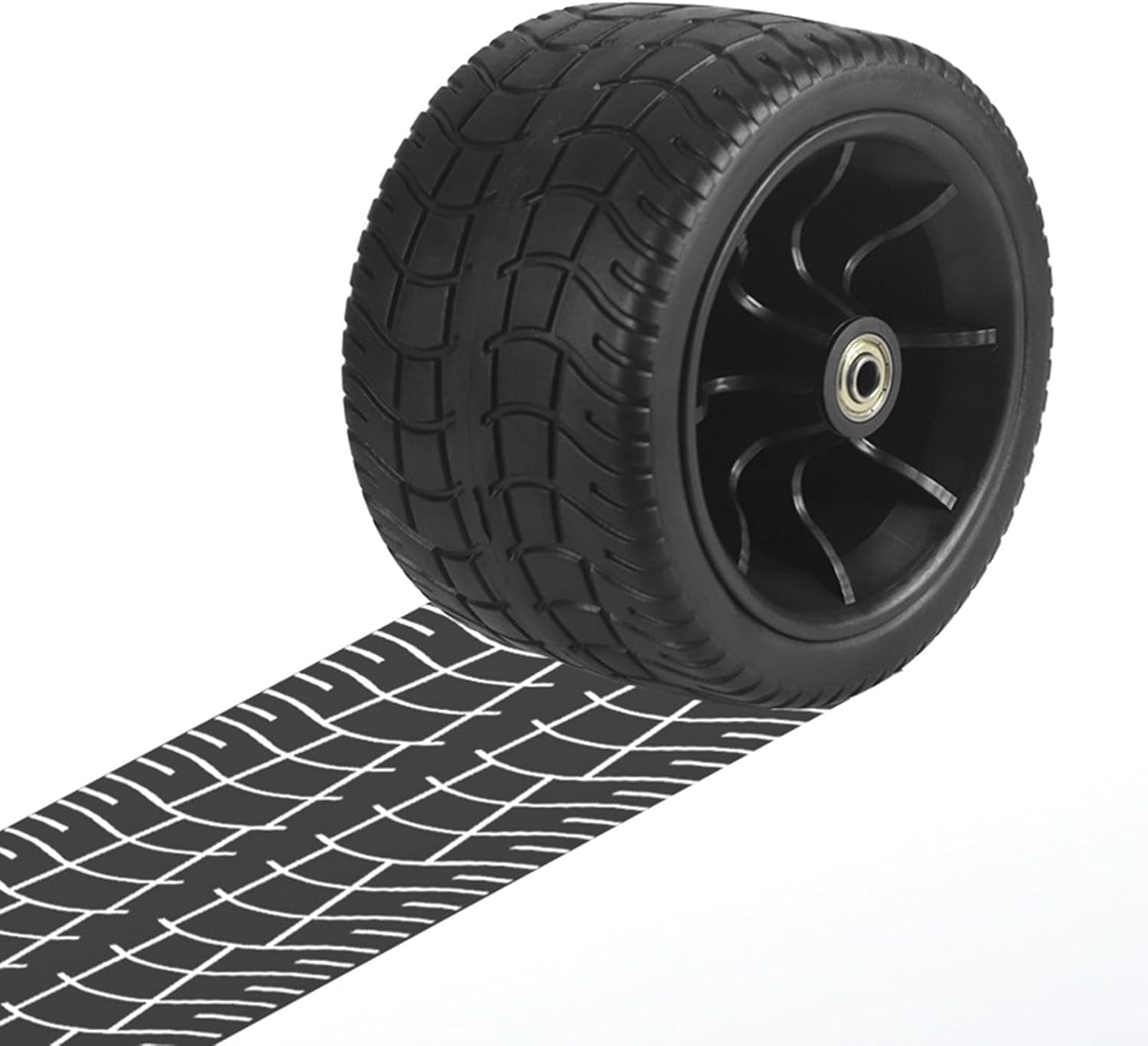 XD-7Inch Foldable Wagon Wheel, Solid Wheels for Collapsible Wagon Cart ...