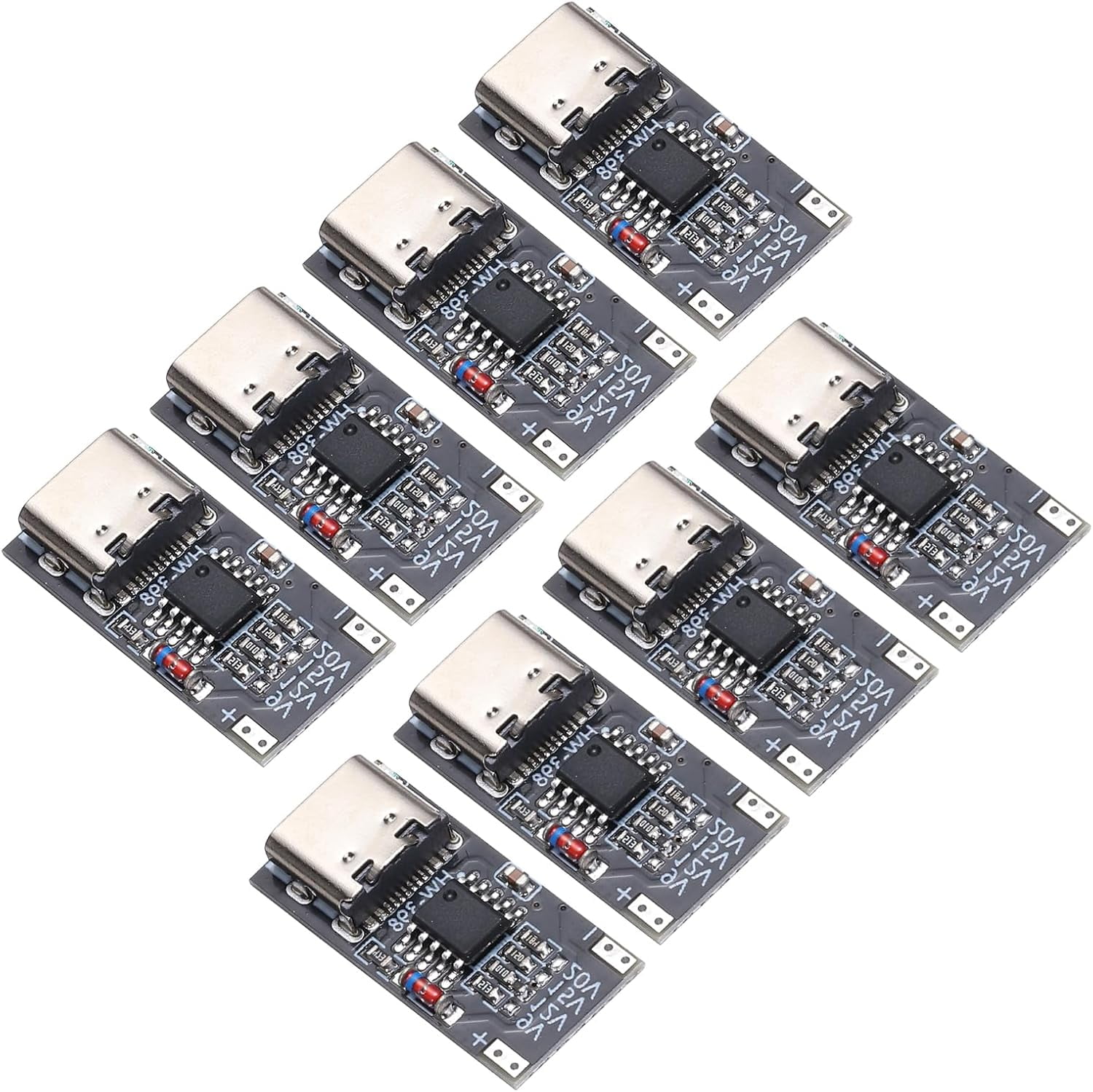 XD-8 Pack Type-C USB-C PD2.0/3.0 to DC PD Protocol Fast Charge Trigger ...