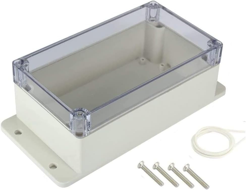 XD-ABS Junction Box w Transparent Cover,115x90x56mm Wall Hang IP65 ...
