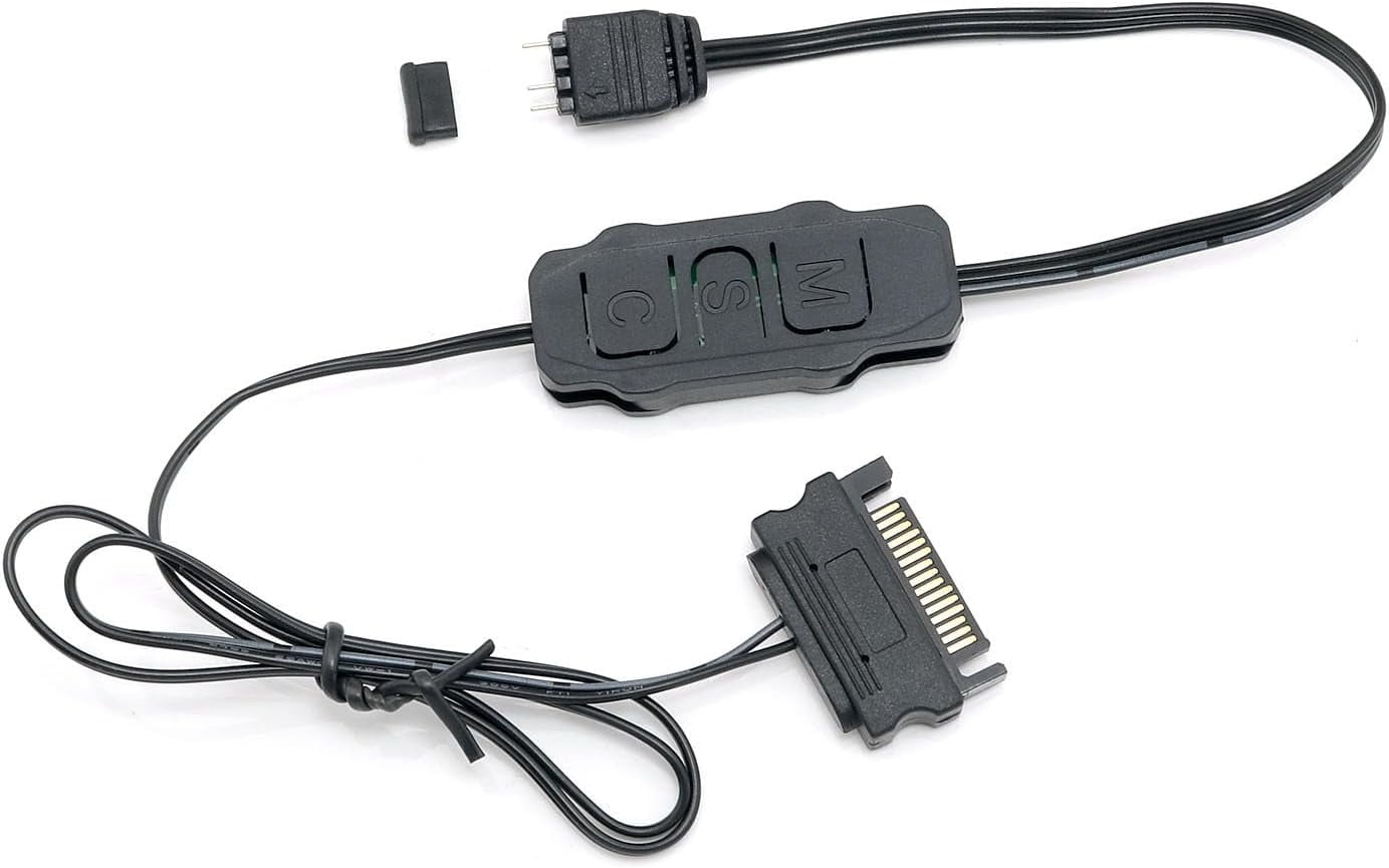 XD-ARGB Controller Built-in Light Mode SATA Power Supply 5V 3PIN ...