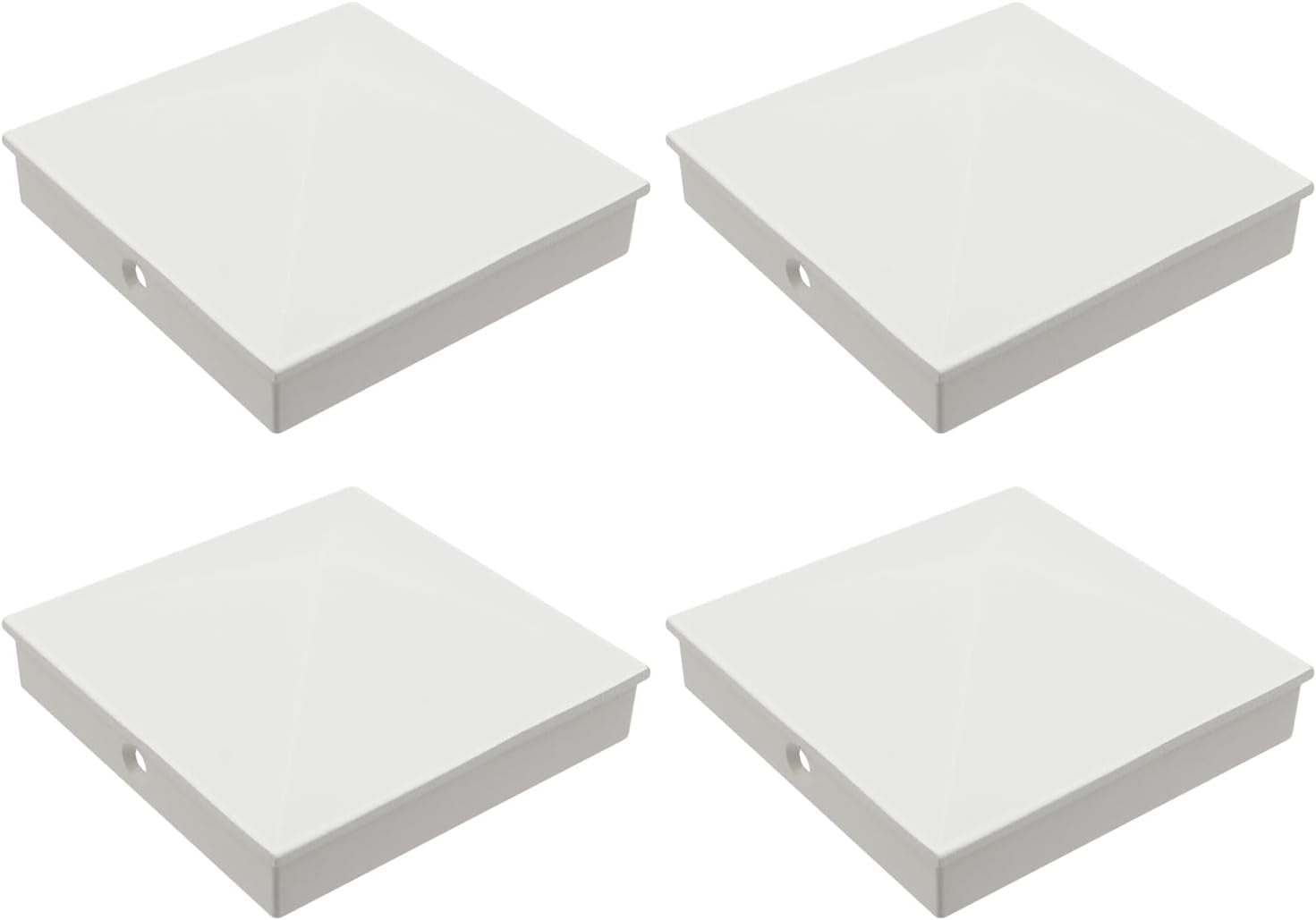 XD-Aluminum Alloy Pyramid Post Caps for 4x4 Nominal Wood Post(actual ...